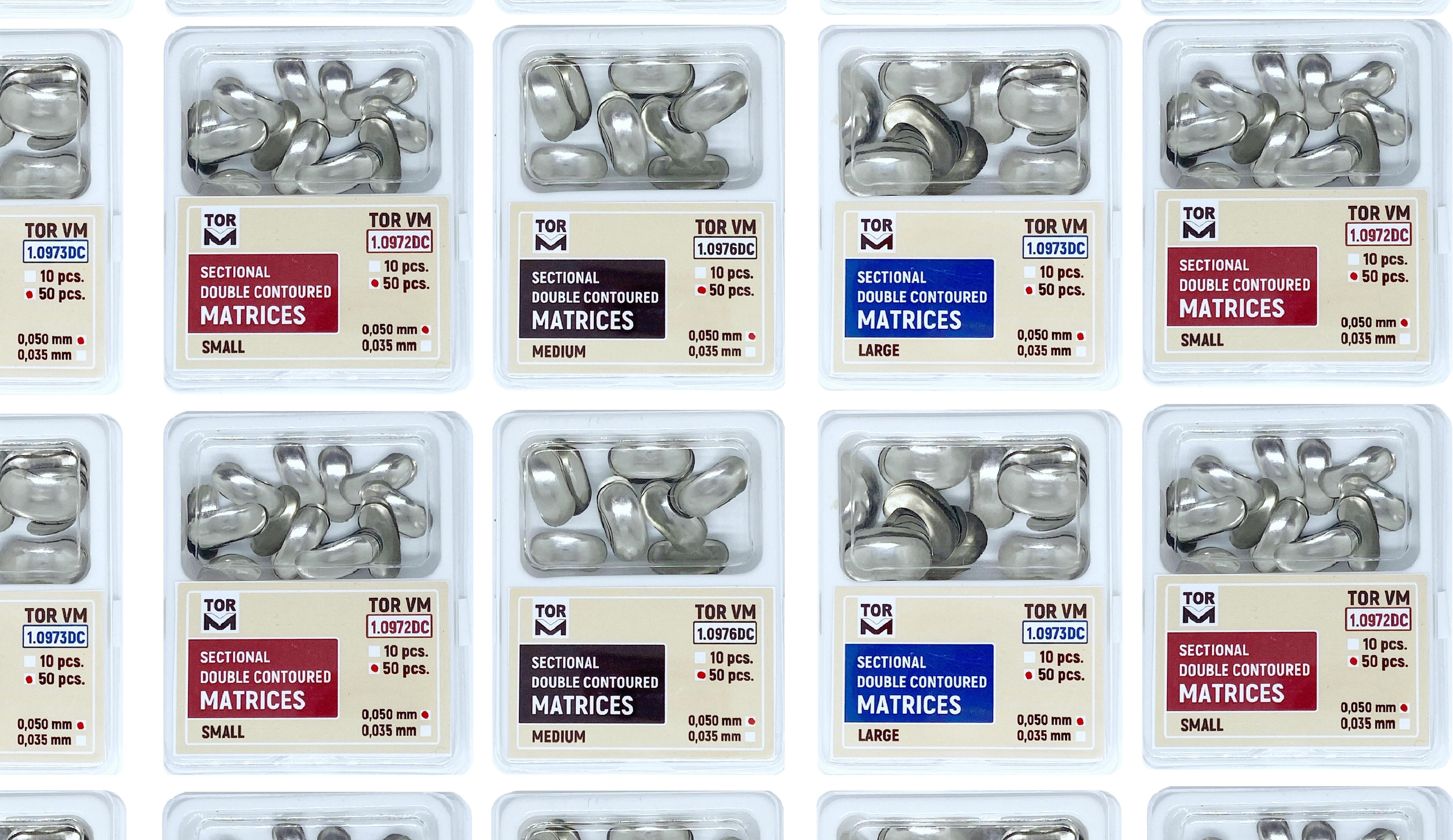 Double contour matrix: higher curvature in the working area — Tashmed