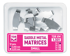 Saddle Metal Matrices Small (Shape 1) 12pcs — Tashmed
